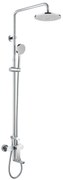 Mereo - Sprchový set s vanovou baterií, průměr 22 cm, chrom CBE60101SAM