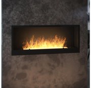 InFire - Vestavěný BIO krb 120x50 cm 3kW černá