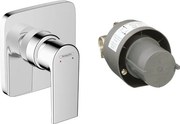 Hansgrohe Vernis Shape, sprchová baterie pod omítku, s tělesem, chromová, 71662000