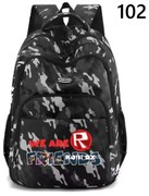 Školní batoh ROBLOX - černý maskáč (camouflage) Motiv: 102