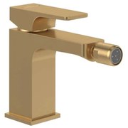 Villeroy & Boch Architectura Square - Bidetová baterie s výpustí, AquaSmart, kartáčované zlato TVB12500100076