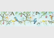 Samolepící bordura na zeď Modří Jarní Ptáci | 5 m x 13.8 cm | DWB8497