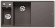 Blanco Axia III 6 - Silgranitový dřez, 100x51 cm, s ovládáním odtoku a příslušenstvím, InFino, šedá 527226