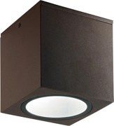 FAN I-CITIZEN-Q1-BRO Venkovní stropní svítidlo Citizen, corten, 1 x E27, IP54, 15 x 15 x 17 cm - FANEUROPE