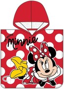 Dívčí plážové pončo Minnie Mouse - motiv Always be kind - 100% bavlna - rozměr 50 × 115 cm - pro děti od 3 do 6 let