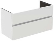 Ideal Standard Finesse - Umyvadlová skříňka, 100x44x55 cm, 2 zásuvky, matná bílá E3388Y1