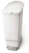 Simplehuman Koše - Odpadkový koš Slim 40 l, bílá CW1362