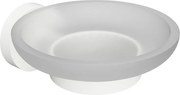 Sapho Sapho, X-ROUND WHITE mýdlenka skleněná, bílá, XR803W