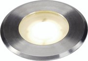 LA 228412 DASAR FLAT LED 230V česaná ocel 230V LED 4.3W IP67 3000K - BIG WHITE (SLV)