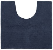 Tmavě modrá koupelnová předložka 50x45 cm Riva - Tiseco Home Studio