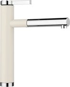 Blanco LINEE S dřezová baterie s vytahovací sprškou bílá soft/chrom 526957