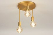 Stropní moderní svítidlo do obýváku Flexform Bulb Accapulco Gold