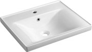 Aqualine Aqualine, SAVA 55 nábytkové umyvadlo 55x46x16,5 cm, 2055