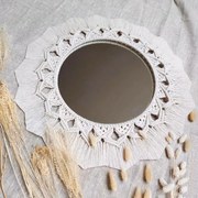 Auura Macramé zrcadlo