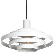 Retro Pendant Lamp White Round - Halo Cirque