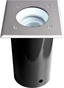IMPR 730479 Deko-Light zemní svítidlo Pavo hranaté 220V GU10 9W stříbrné