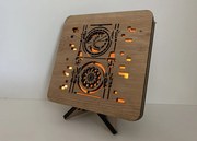 Li-Go "Orloj" lampa 19x19cm provedení povrchu: bříza