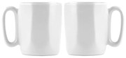 Bílé hrnky na espresso z kameniny v sadě 2 ks 80 ml Fuori – Vialli Design
