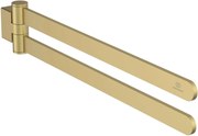 Ideal Standard Conca - Držák ručníků, délka 45 cm, kartáčované zlato T5396A2