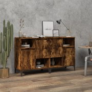 Příborníky 2 ks kouřový dub 60 x 35 x 70 cm kompozitní dřevo 3185732