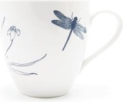 Porcelánový hrnek Vážka z japonské zahrady, 670 ml – s originální českou ilustrací