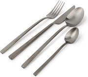 Matně černý nerezový příbor 16 ks pro 4 osoby Terno – S|P Collection