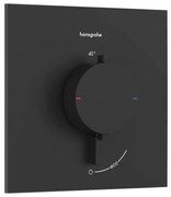 Hansgrohe Ecostat Comfort E - Termostatická baterie pod omítku, matná černá 33710670