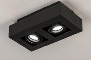 Stropní stmívatelné LED svítidlo do kuchyně Rivolli Black 2