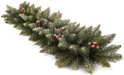 Girlanda Premium zasněžená s jeřabinou 100 cm