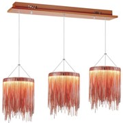 Závěsné LED svítidlo Cascata, 1x LED 54w, 3000k, c