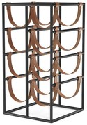 Stojan na víno Umanoff Black Steel Leather Audo Copenhagen