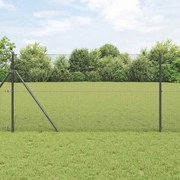 Zemní upevnění svařované drátěné ploty 10 x 1,4 m Šedá Síťovina 3351816