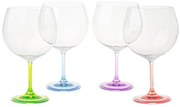 Sklenice na Gin & Tonic, Crystalex, Rainbow, 820 ml, 4 ks