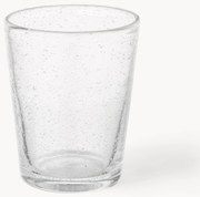 Sada ručně foukaných sklenic se vzduchovými bublinami Bubble, 4 díly