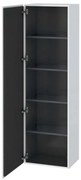 Duravit L-Cube - Vysoká skříňka 176x50x36 cm, panty vlevo, bílá mat LC1181L1818