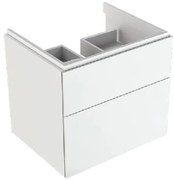 Geberit Xeno 2 - Skříňka pod umyvadlo 60 cm, zásuvka s LED svítidlem, lesklá bílá 500.506.01.1
