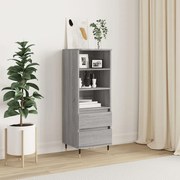 Skříň highboard šedá sonoma 40 x 36 x 110 cm kompozitní dřevo