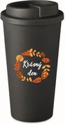 KRÁSNÝ DEN (PODZIM) - černý termohrnek 475 ml
