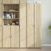 Skříň highboard dub sonoma 30 x 42,5 x 185 cm kompozitní dřevo
