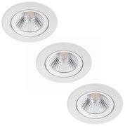 Philips - SADA 3x LED Stmívatelné podhledové svítidlo DIVE LED/5W/230V 2700K