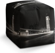 Sablio Taburet Cube Westminsterský palác - 50x50x50 cm