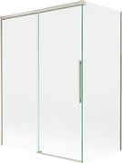 Mexen Rox, 2-křídlová posuvná vanová zástěna 120 + 70 x 150 cm, 8mm čiré sklo, ocelový profil, 8C9-120-070-97-00