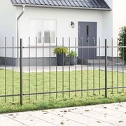 Zahradní plot WOERDEN 2 ks 3,4 x 0,8 m Práškově lakovaná ocel 3334029