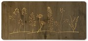 Li-Go "Louka" světelný obraz 230V 90x40cm provedení povrchu: dub světlý