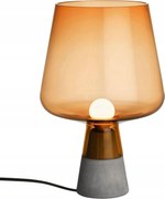 Stolní lampa Iittala Leimu hnědá 30x20 cm noční lampa elegantní E27 60W