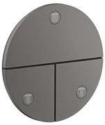 Axor ShowerSelect ID - Ventil pod omítku pro 3 spotřebiče, kartáčovaný černý chrom 36779340