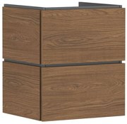 Hansgrohe Xilesa E - Umyvadlová skříňka, 62x53x47 cm, 2 zásuvky, kašmírový dub 54252550