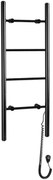 Sapho - Elektrický sušák ručníků Karbo 40x112 cm, černá mat KB904