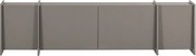 Šedý TV stolek v dekoru jasanu 200x53x44 cm Brock – WOOOD