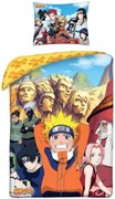 Bavlněné ložní povlečení Naruto - motiv The Hidden Leaf Village - 100% bavlna - 70 x 90 cm + 140 x 200 cm
